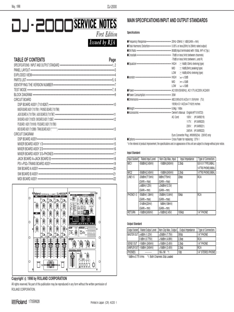 DJ 2000 | PDF | Audio Engineering | Sound Production