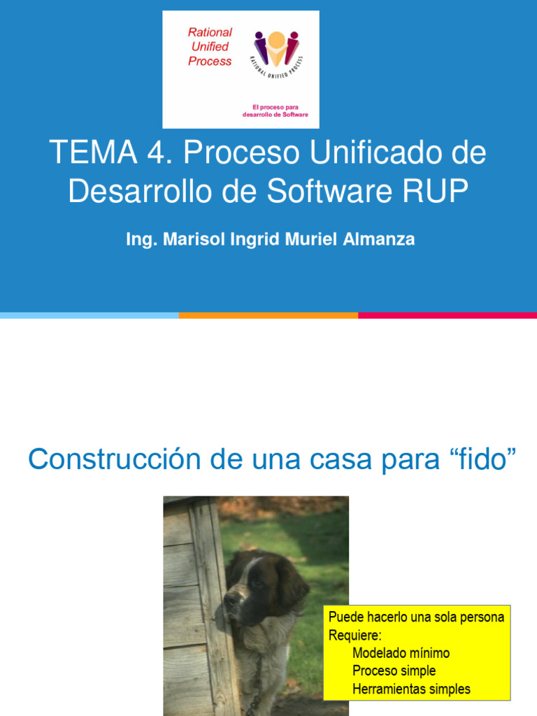 Proceso Unificado de Desarrollo de Software | PDF | Lenguaje de modelado unificado | Desarrollo ...