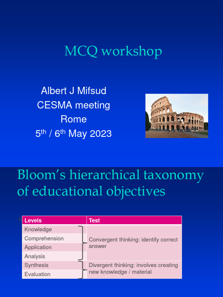 Mcq Workshop Pdf Herpes Simplex Medicine