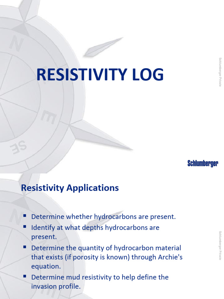 Resistivity Log | PDF | Technology & Engineering