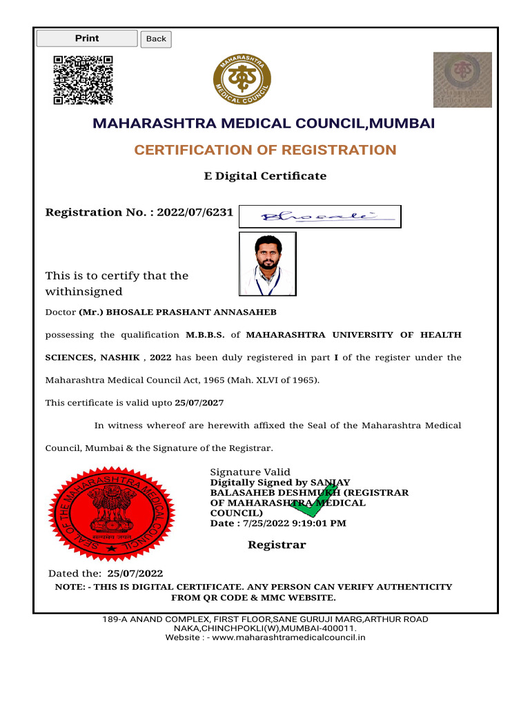 Permanent Registration | PDF