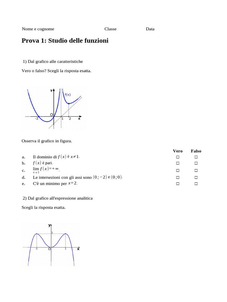 Studio Delle Funzioni | PDF
