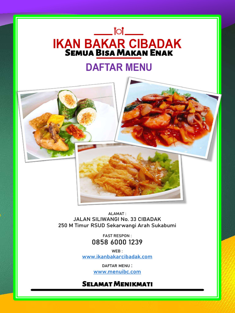 Menu Baru IBC | PDF