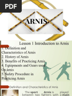 Terminologies in Arnis | PDF