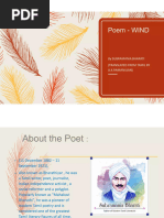 NCERT Book For Class 9 English Poem Wind 250411 210017 | PDF | Poetry