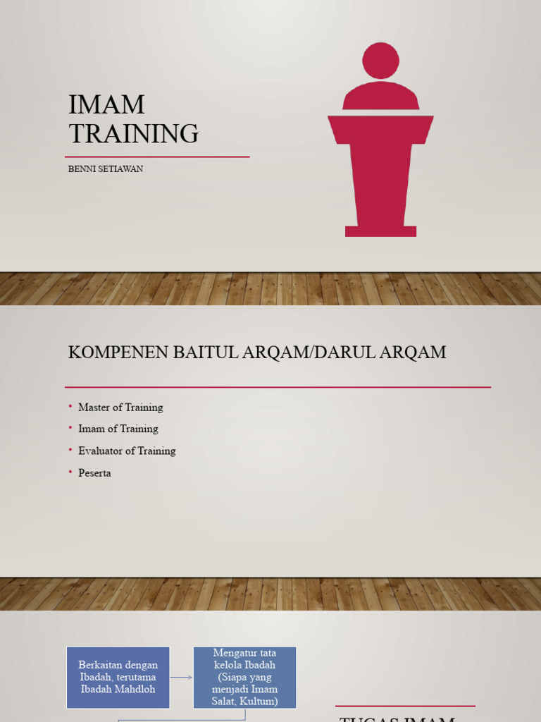 Imam Training | PDF | Karier & Perkembangan | Pengembangan Diri