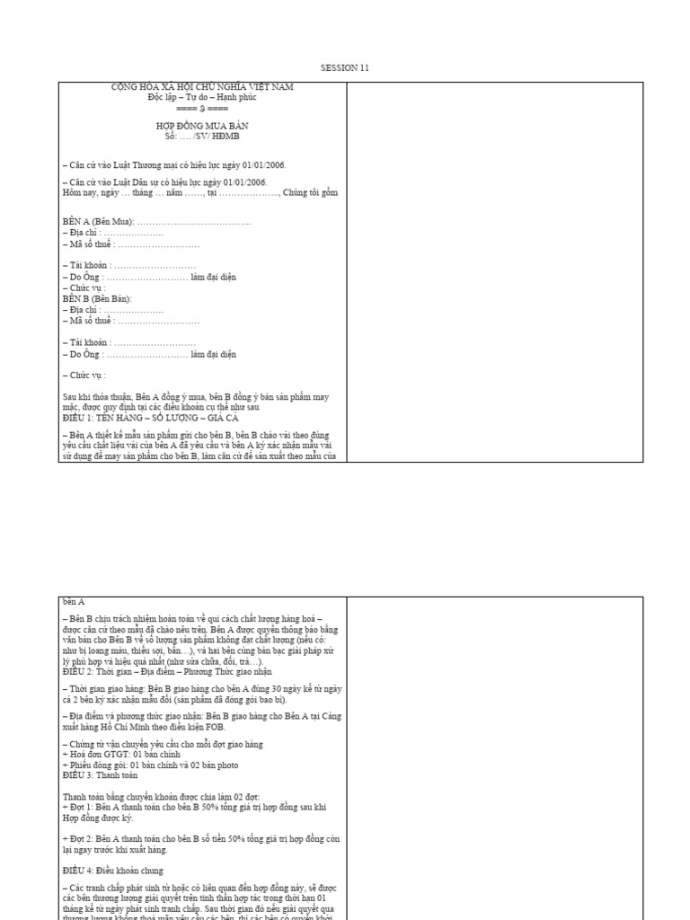 Contract 3 Student Handout | PDF