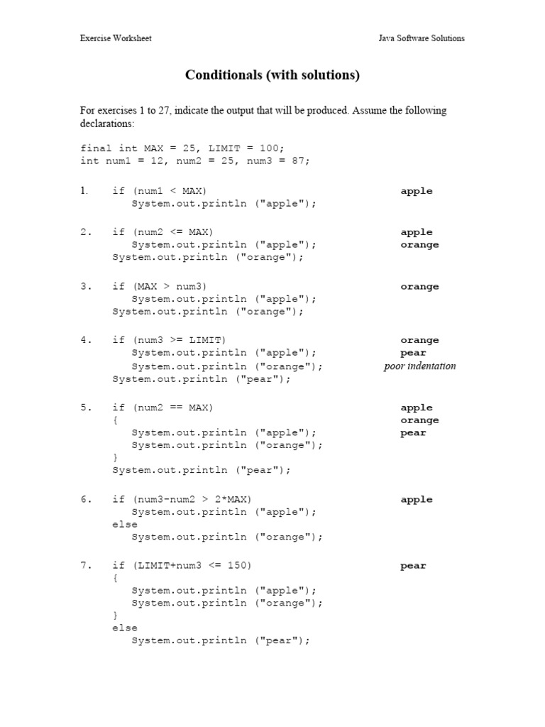 Cond Solutions | PDF