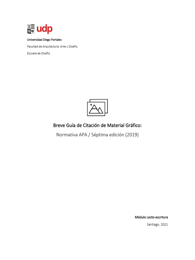 Guía de Citación Gráfica APA 7ª Ed. | PDF | Estilo apa | Citación