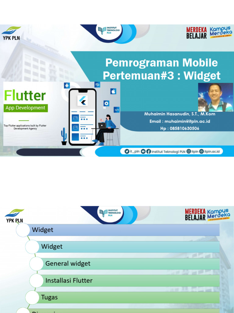 Pertemuan3 Widget | PDF