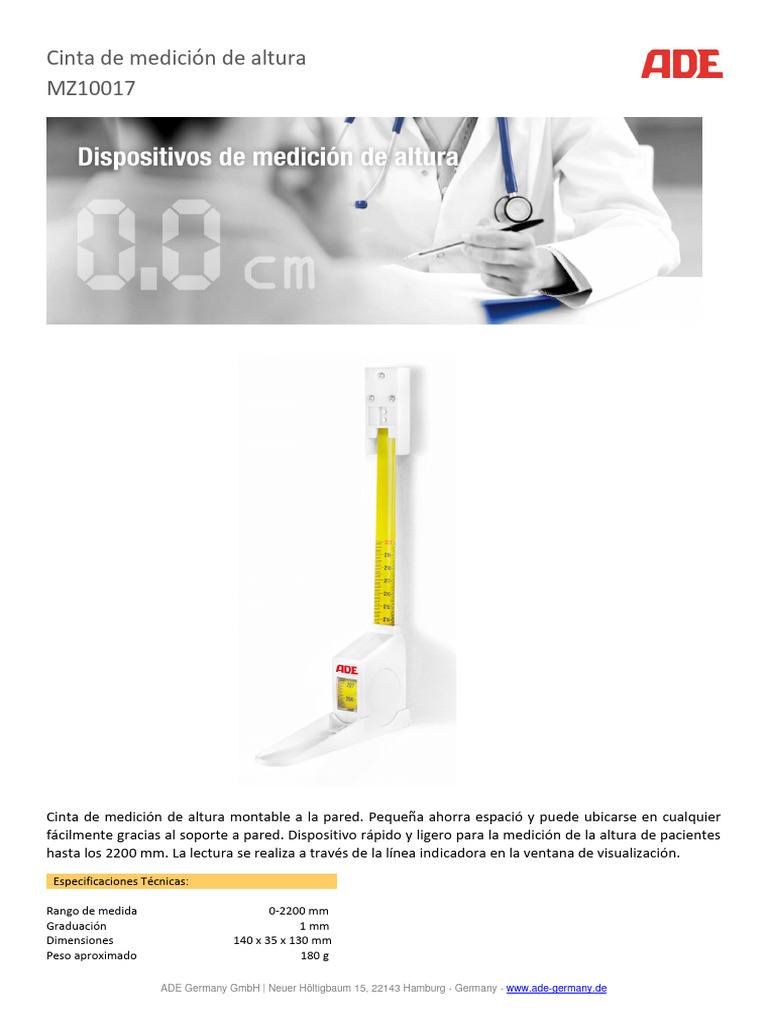 FT Cinta Altura - Ade MZ10017 | PDF