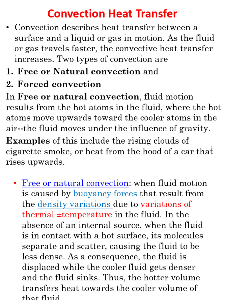 Convection Heat Transfer | PDF