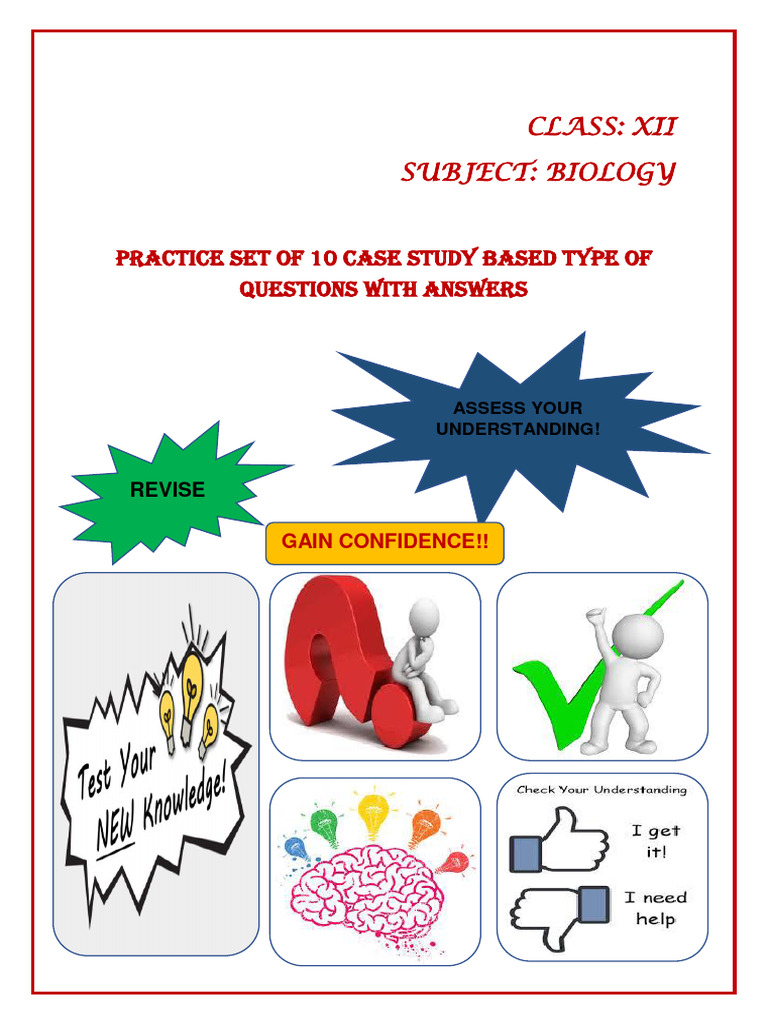 Xii Biology Case Study Based Q A | PDF | Polymerase Chain Reaction ...