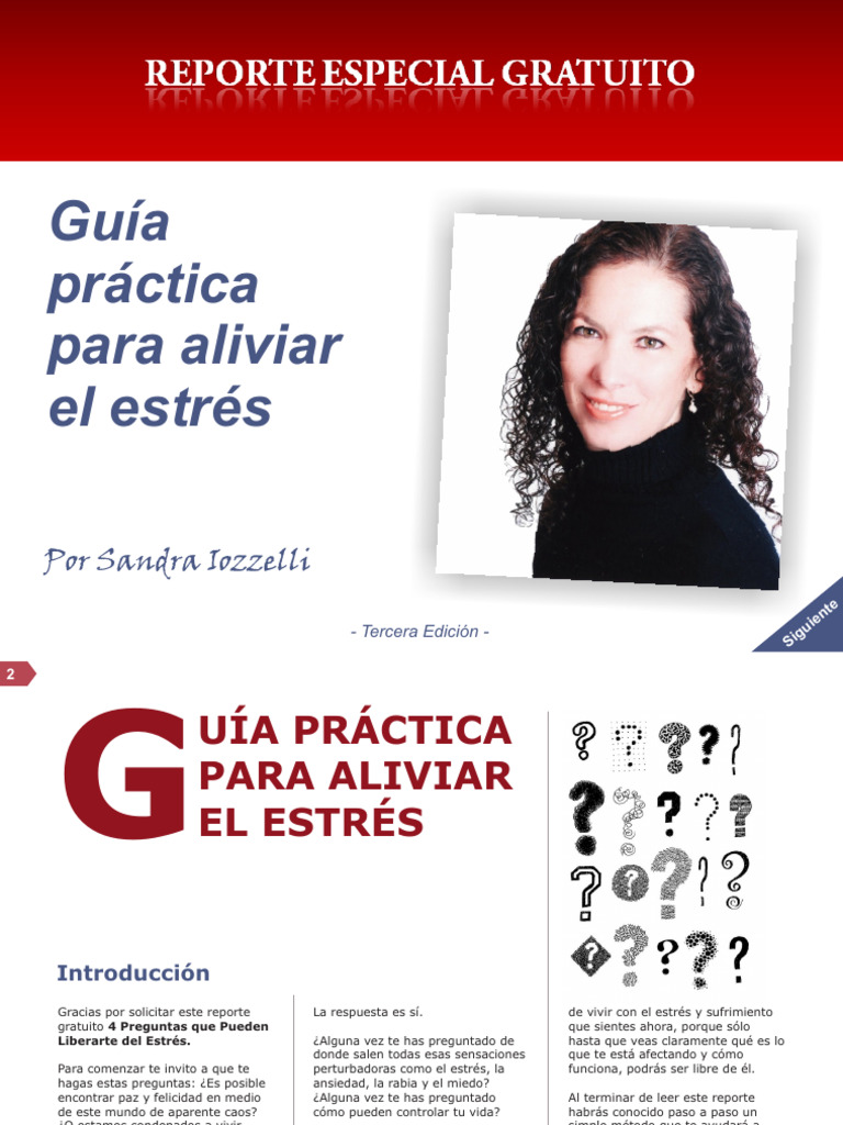 Aliviar El Estress - Guia Practica | PDF | Pensamiento | Estrés (biología)