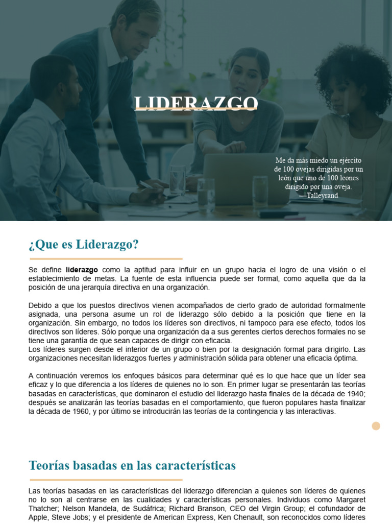 LIDERAZGO | PDF