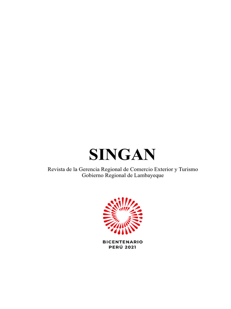Revista Singan Completa - Noviembre 1 | PDF | Perú | Conocimiento