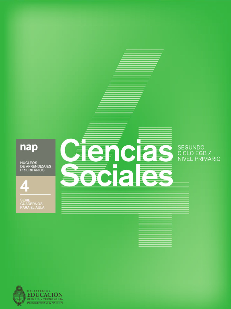 NAP Sociales 4 | PDF | Enseñando | Aprendizaje