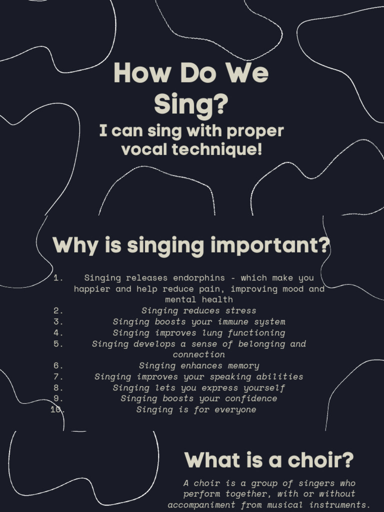 Singing Benefits and Techniques | PDF | Language Arts & Discipline