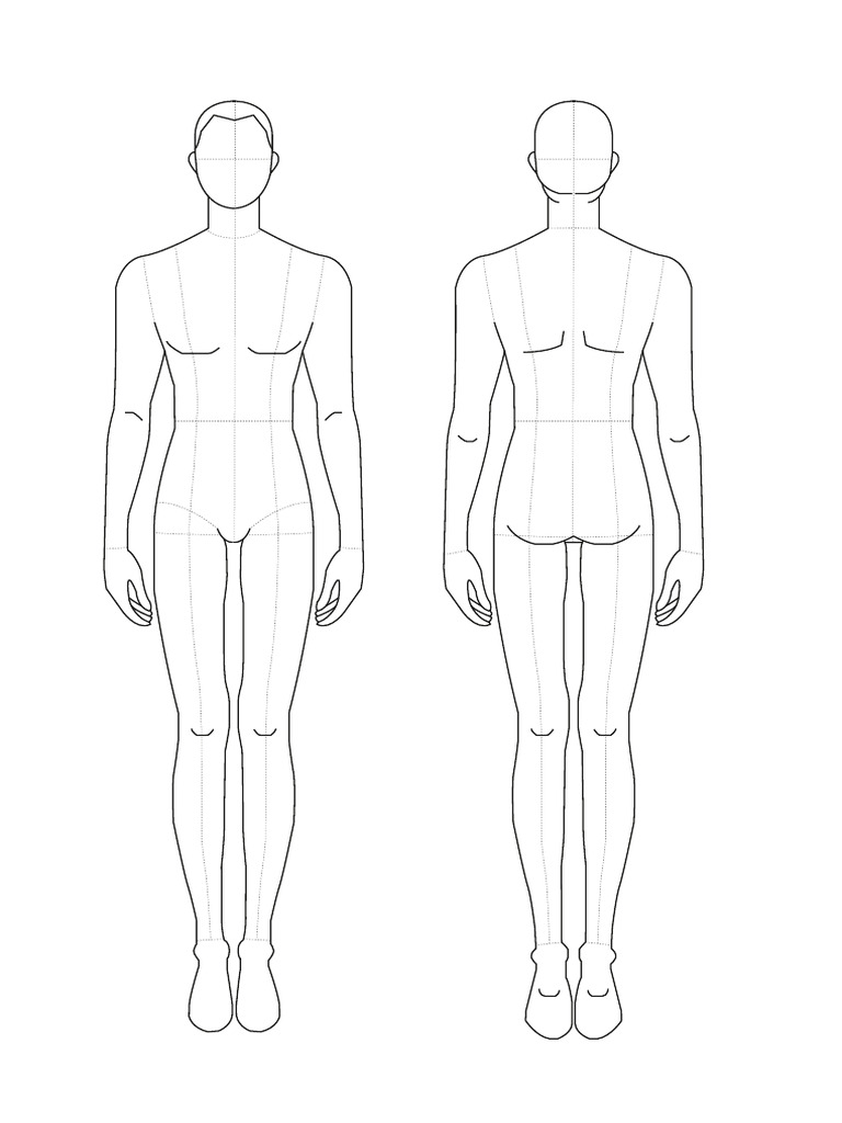 Figurines Hombre Delante y Espalda | PDF