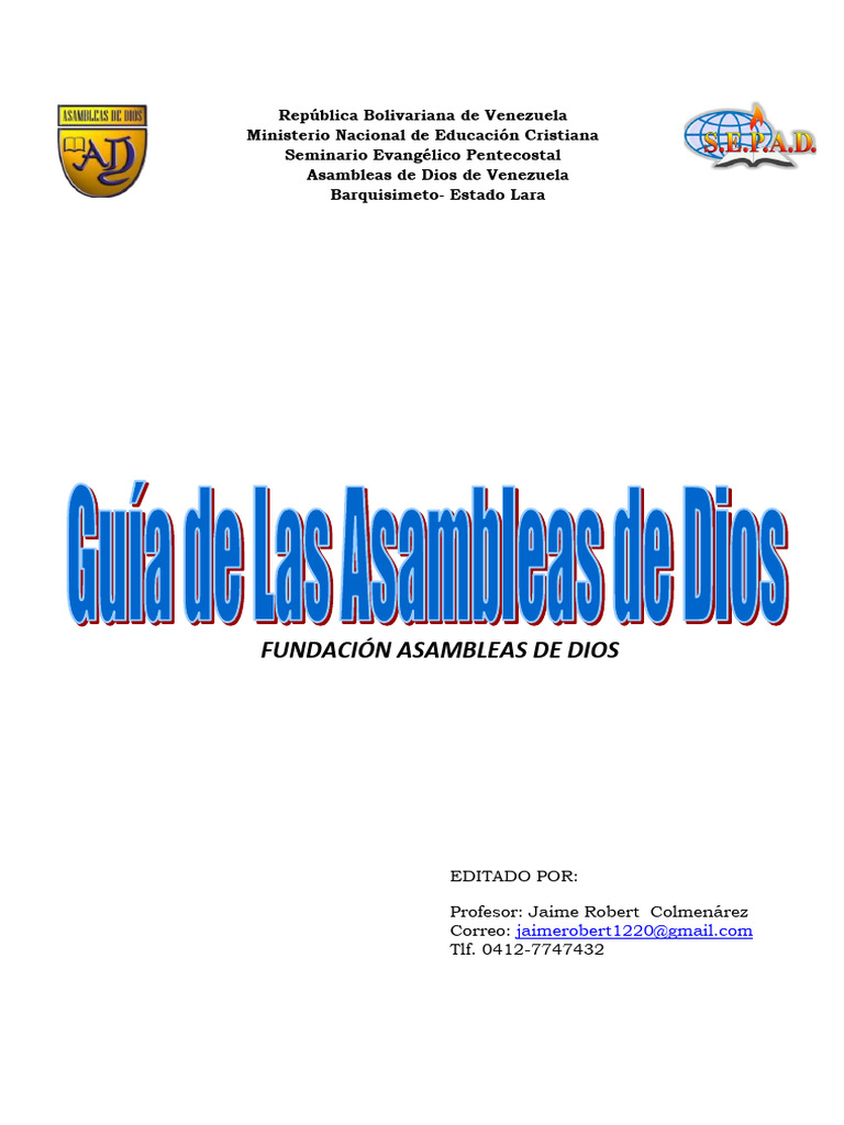 Asambleas de Dios. | PDF