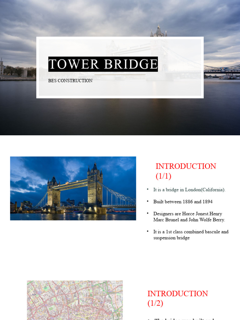 Bes Construction Project 1 Tower Bridge | PDF | Engineering | Real Estate