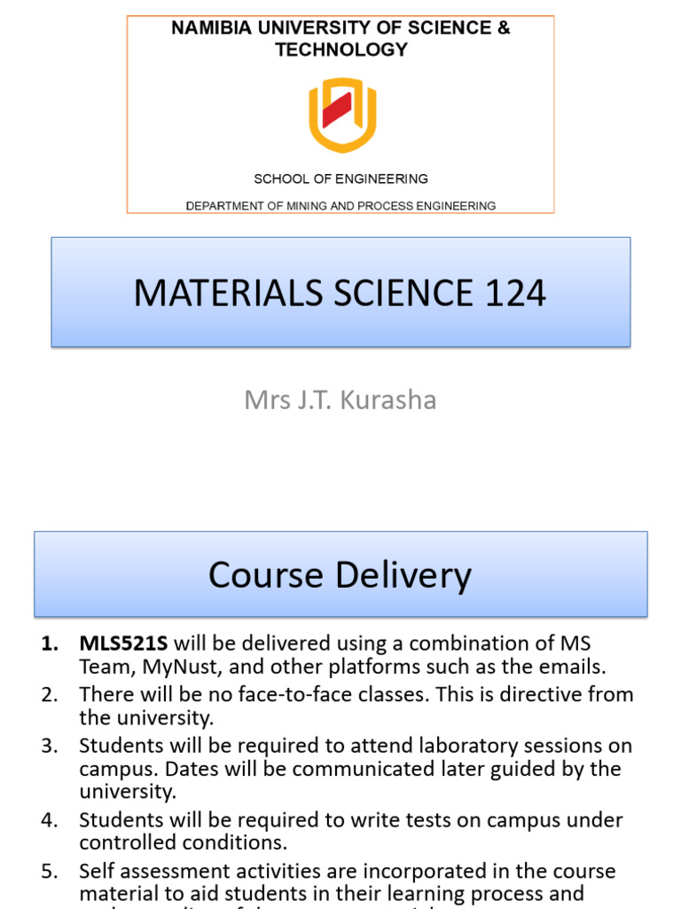Chapter 1 - Introduction To Materials Science | Download Free PDF | Materials Science | Solid