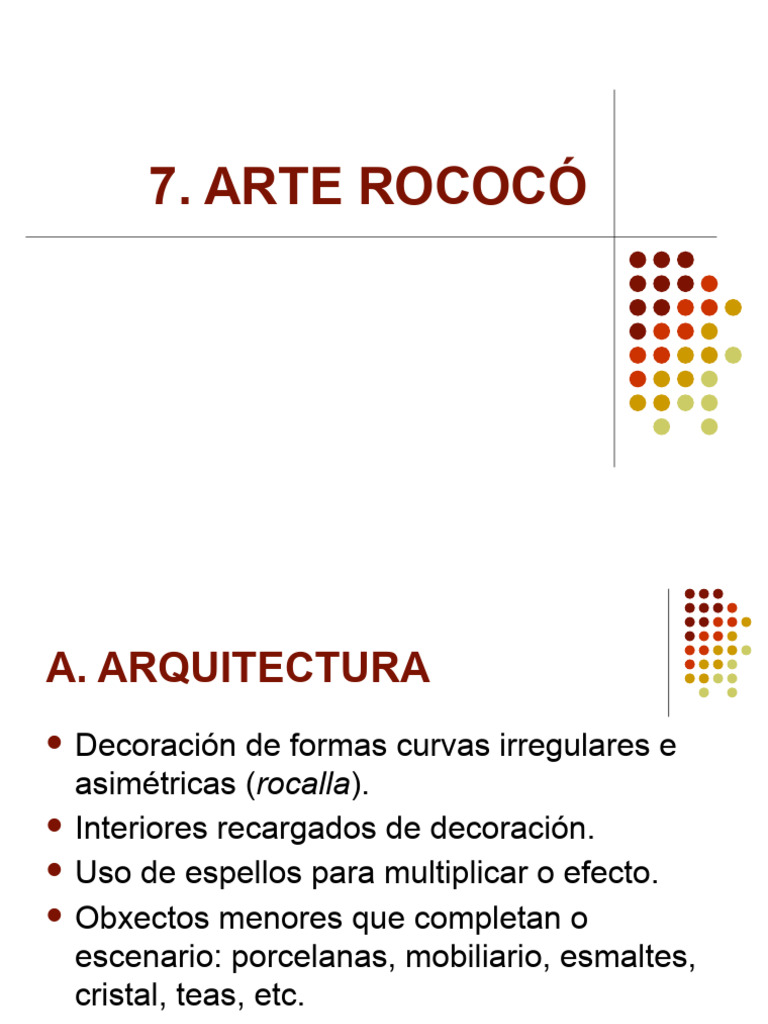 Arquitectura y Pintura del Rococó | PDF | Viajes y turismo | Clásicos