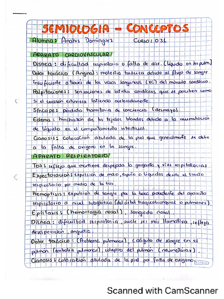 Términos clínicos | PDF