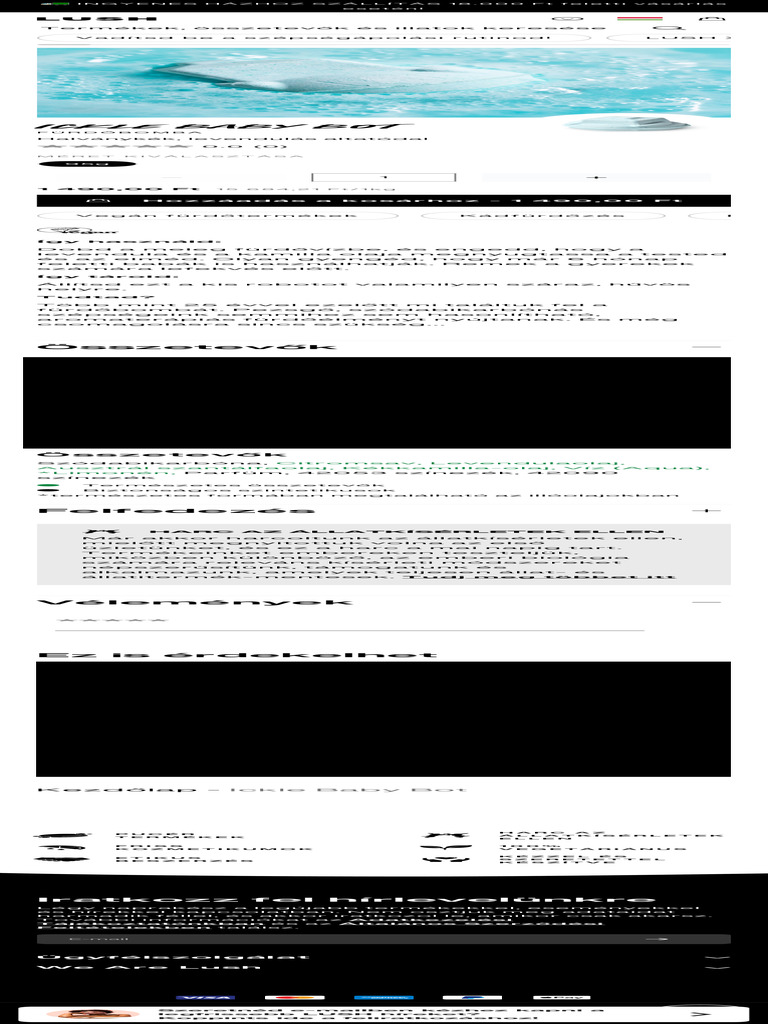 Ickle Baby Bot Fürdőbomba LUSH | PDF