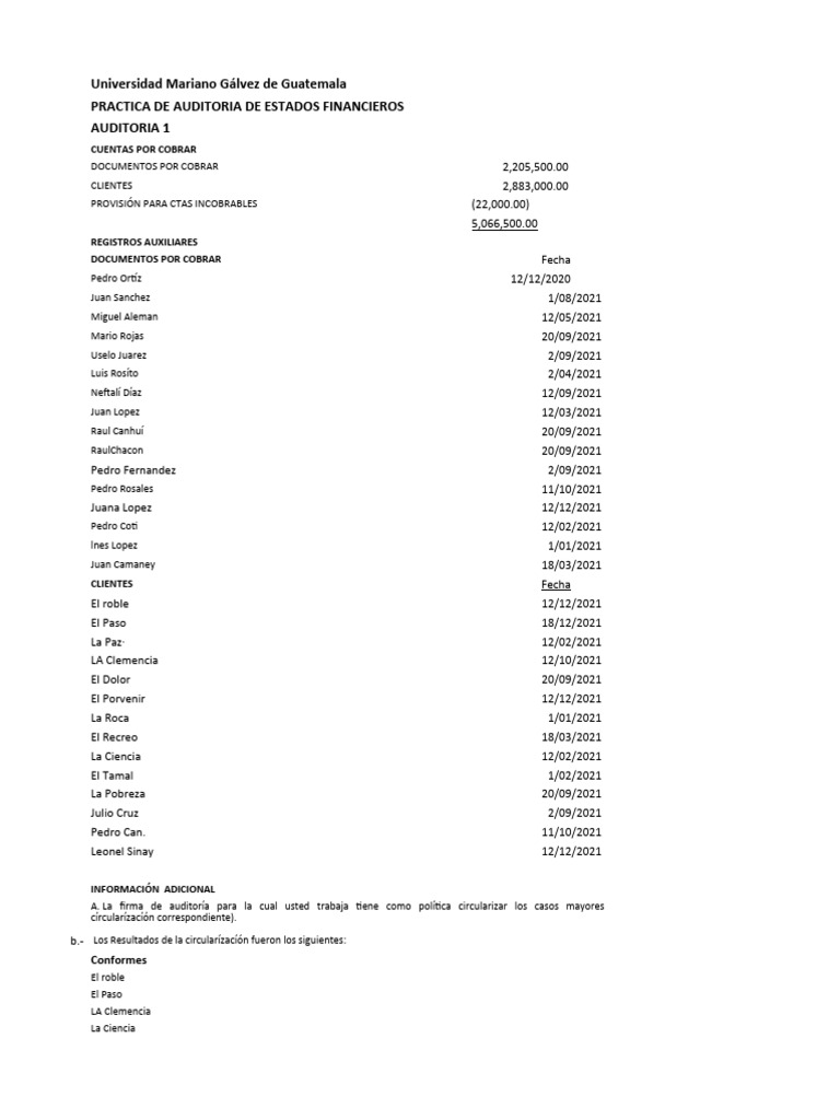 1.-CxC Ejercicio A Resolver | PDF