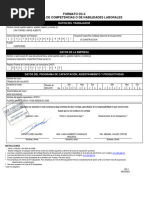 Formato DC 3 Microsoft Word | PDF