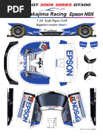 Racing Car Raybrig NSX 2007 | PDF