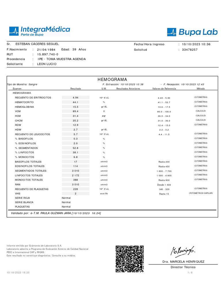 Result A Do Sex Amenes Lab Oratorio | PDF