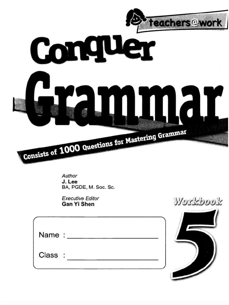 Conquer Grammar Workbook 5 (Lee J.) (Z-Library) | PDF
