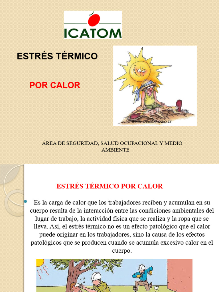 Estres Termico Por Calor | PDF | Deshidración | Transpiración