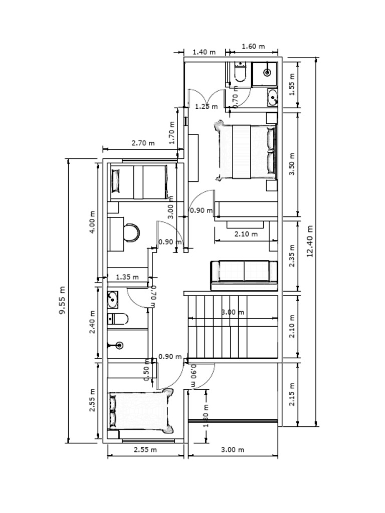 Plano 6x15: Dimensiones y Medidas | PDF