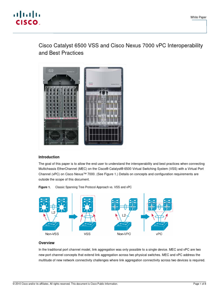 VSS VPC | PDF | Network Switch | Computer Network