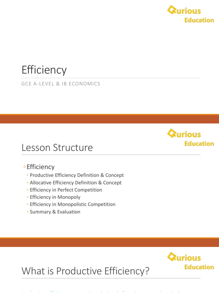 Efficiency Notes Pdf 