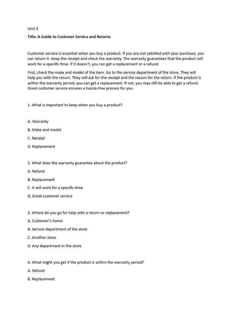 Unit 3 Reading | PDF