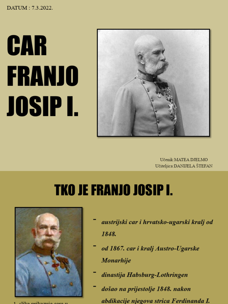 Car Franjo Josip Prvi | PDF