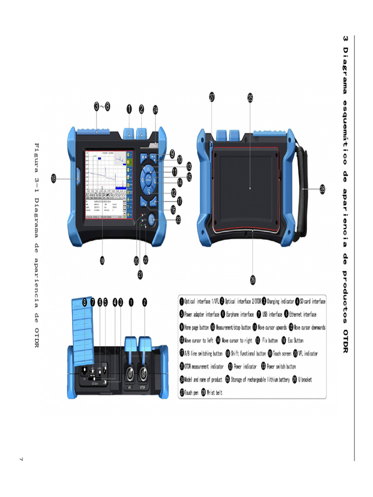 Páginas DesdeSHINHO X-60 - OTDR Manual de Producto | PDF