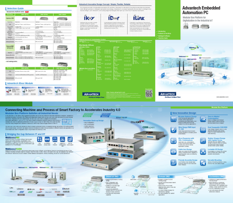 2016 UNO-2000 Leaflet EN A | PDF | Scada | Multi Core Processor