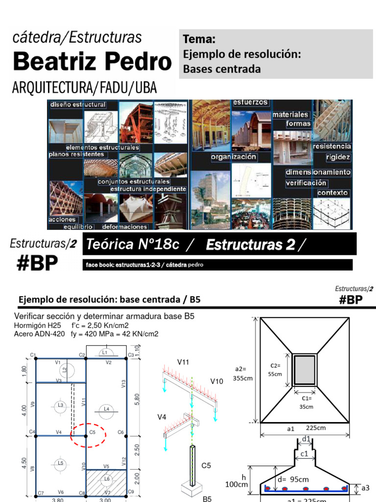 T18c-Cat. Pedro - Estructuras 2-Ejemplo de Resolución Bases Aisladas ...