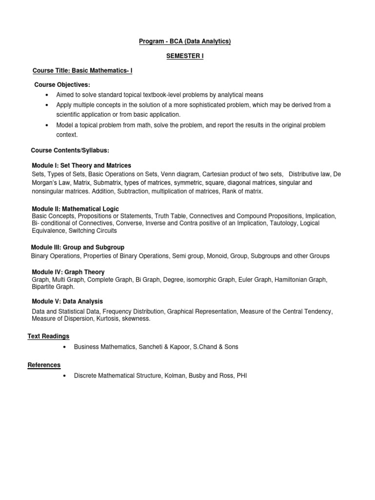 BCA Data Analytics V2 | PDF | Computer Network | Relational Model