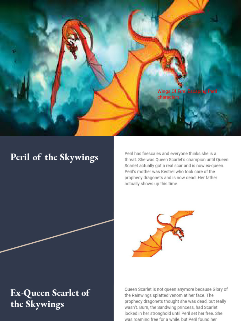 Wings of Fire Escaping Peril | PDF