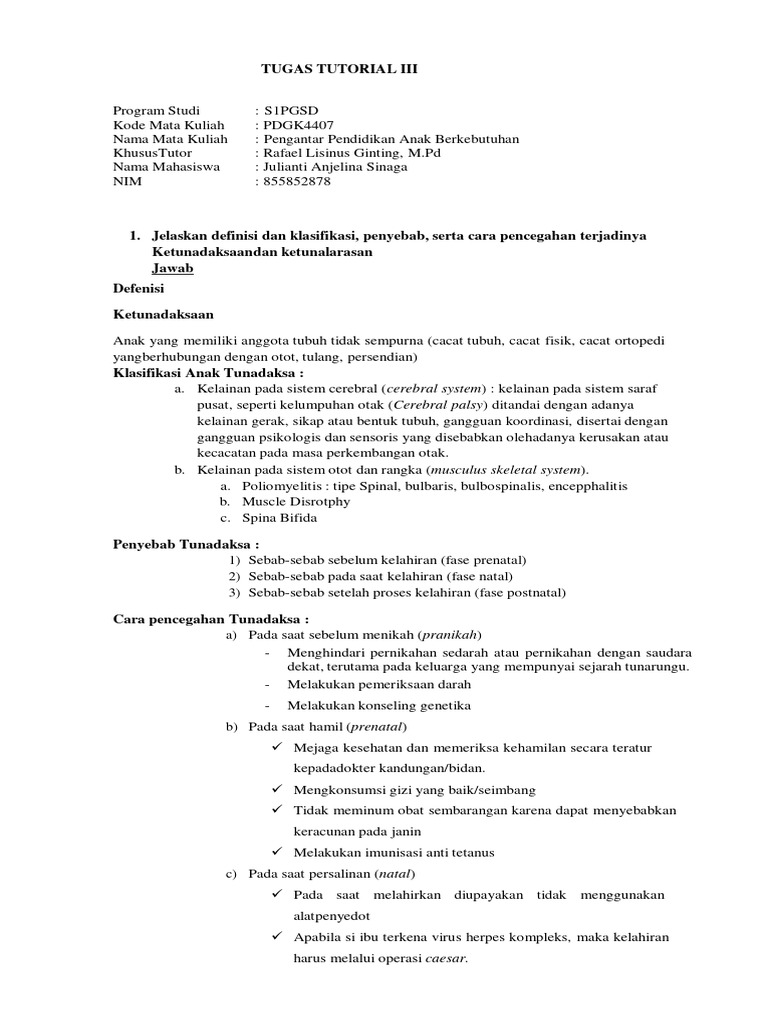Tugas Tutorial Iii Abk | PDF