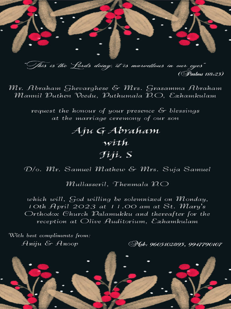 Wedding Invitation - WPS Office | PDF