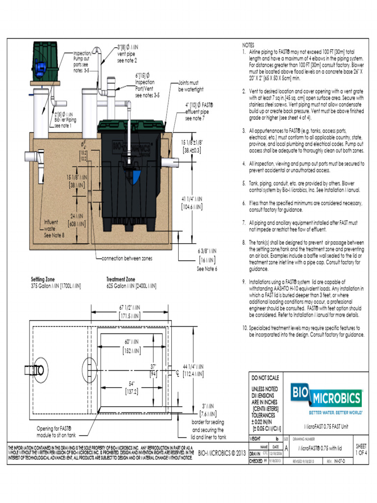 MicroFAST 0.75 FAST Unit | PDF | Pipe (Fluid Conveyance) | Plumbing