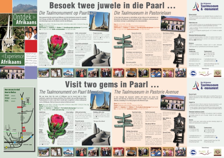 Brosjure Taalmuseum Taalmonument 2011 | PDF