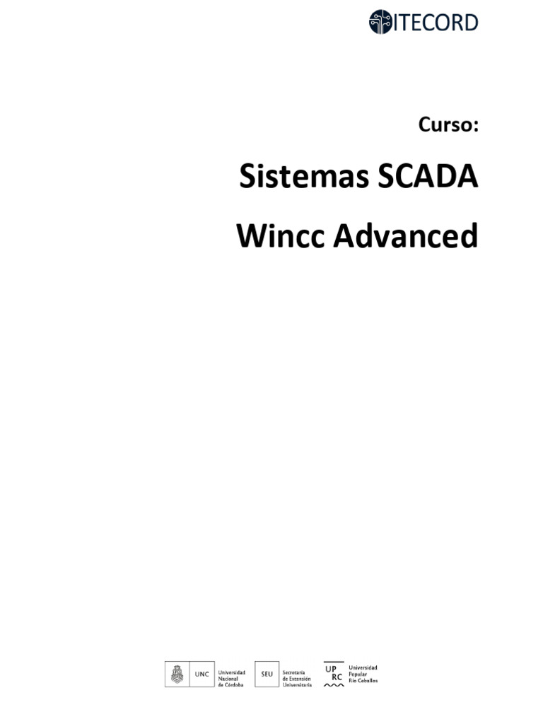 01 - Unidad I - Generalidades Del WINCC ADV. | PDF